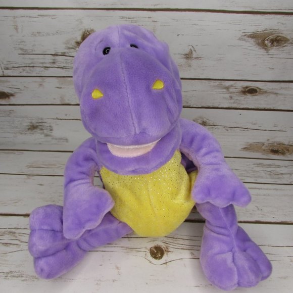 GANZ | Toys | Frolicky Fossils Purple Dinosaur Hand Puppet 1 | Poshmark